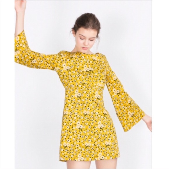 Zara | Dresses | Zara 6s Inspired Floral Dress A7 | Poshmark